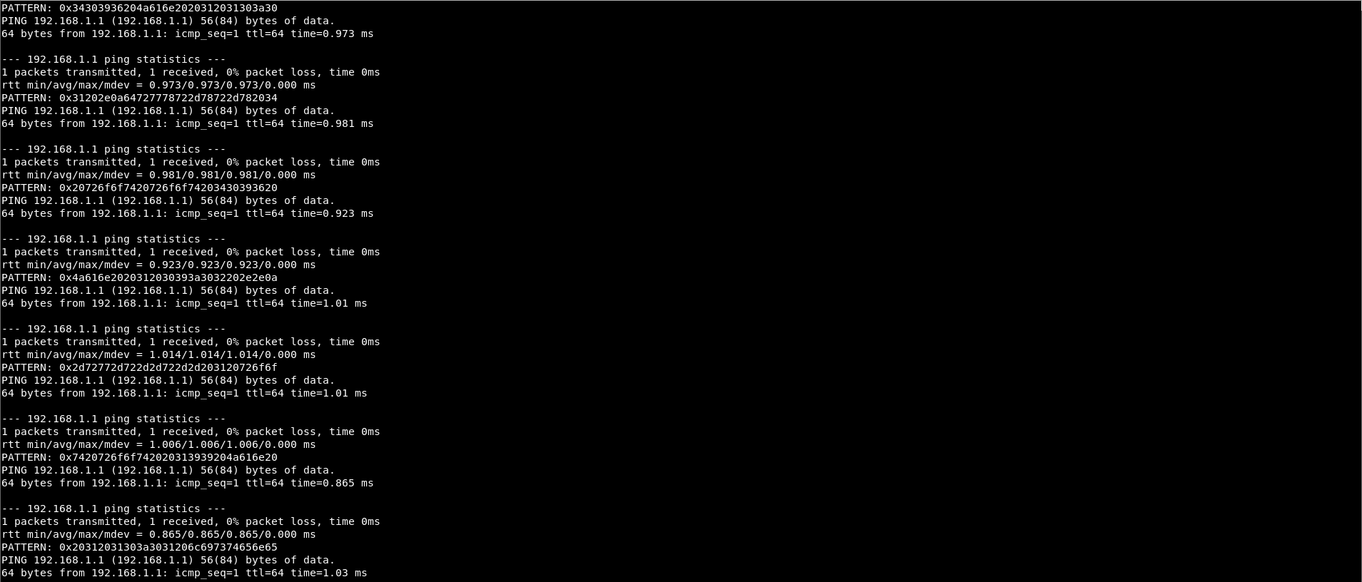 Using ping to exfiltrate data